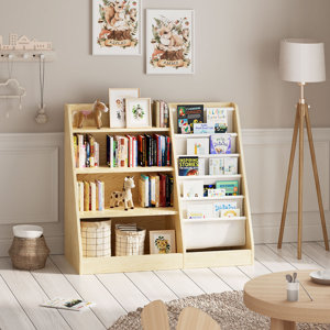 Guidecraft EdQ Essentials Rotating Book Display 3 Tier & Reviews | Wayfair