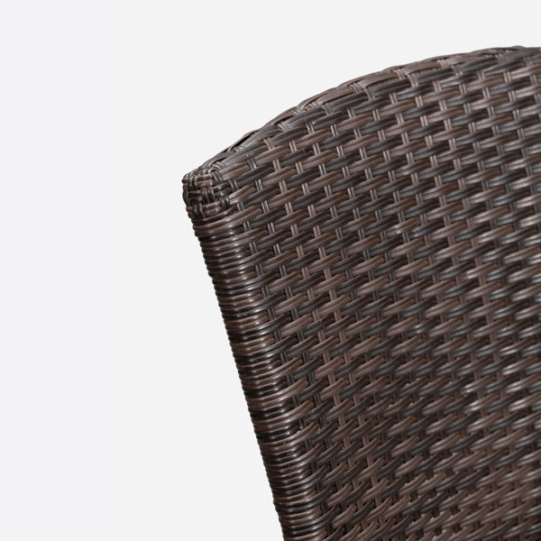 Balkene Home Patio Sense Morgan Wicker chairs ,Stacking, No Assembly ...