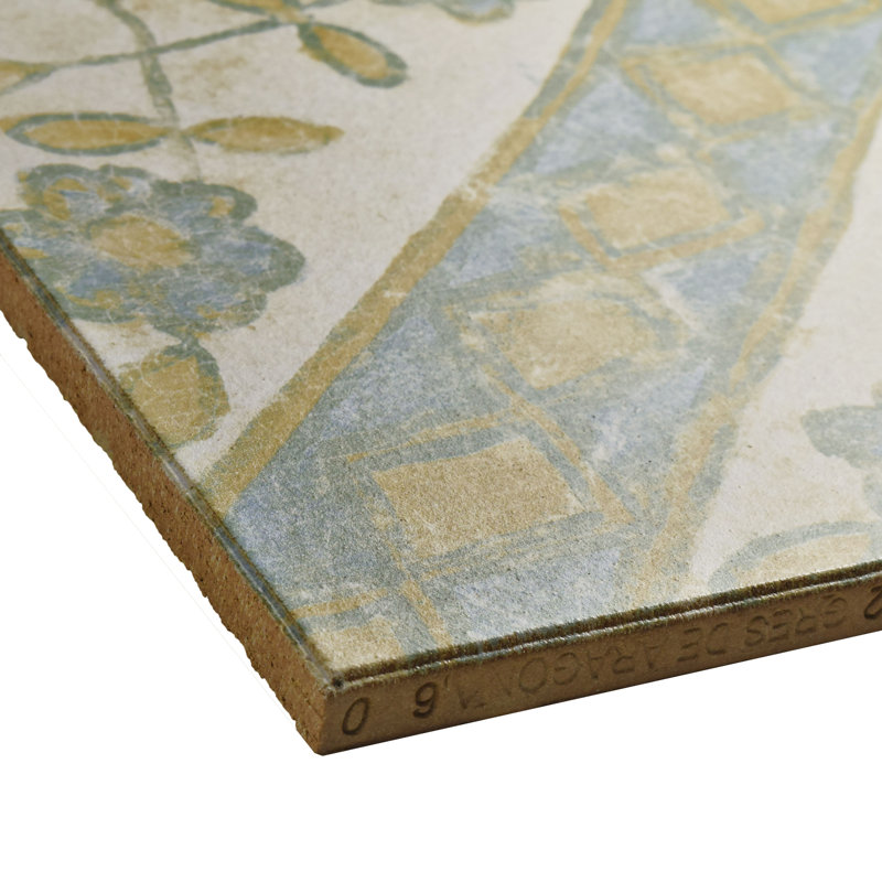 Merola Tile Klinker Retro 13" x 13" Ceramic Patterned Wall & Floor Tile ...