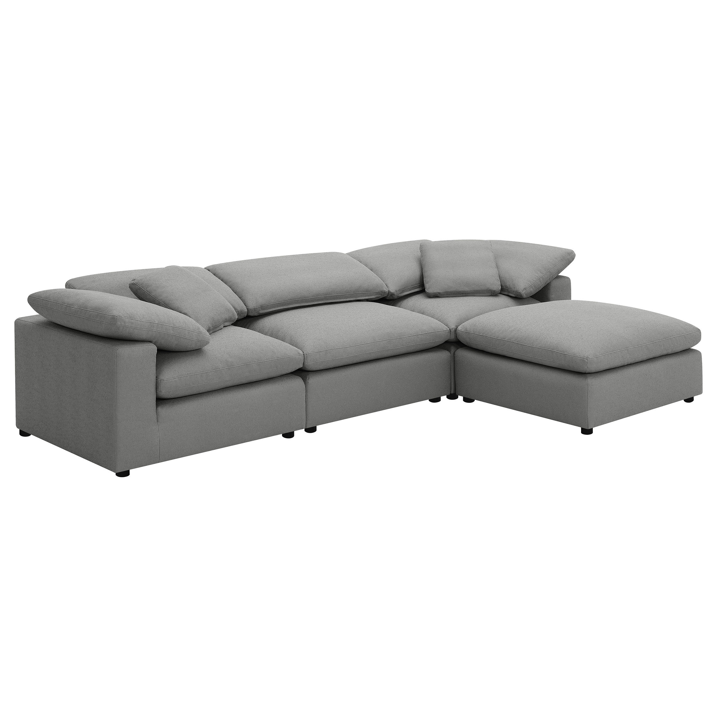 Latitude Run® Cambria 4-Piece L-Shape Modular Sectional | Wayfair