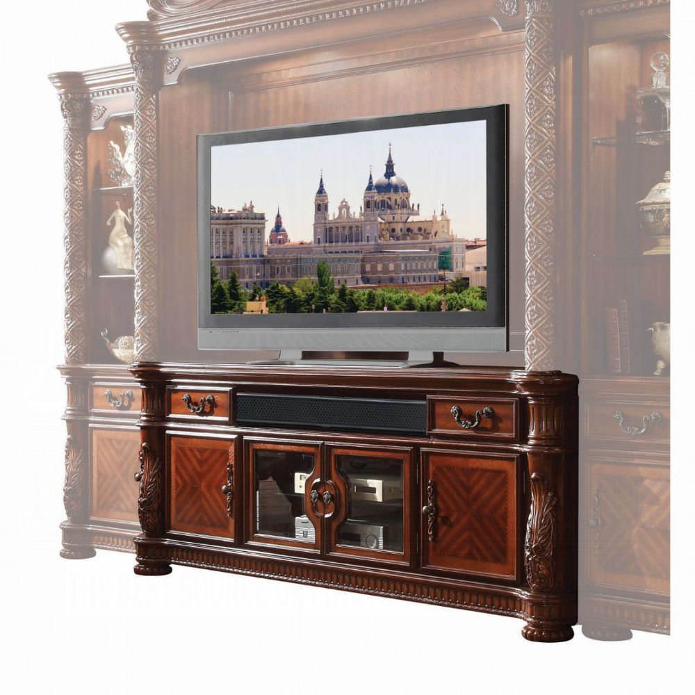 Colourtree Vendome Ii Tv Console, Cherry | Wayfair