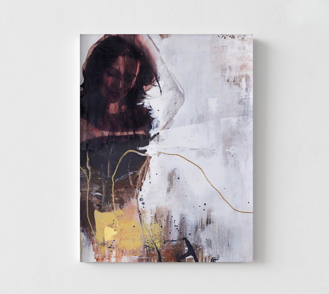 WeFrameArt Female Figure Artwork, Modern Abstract Womanhood Gift Idea ...