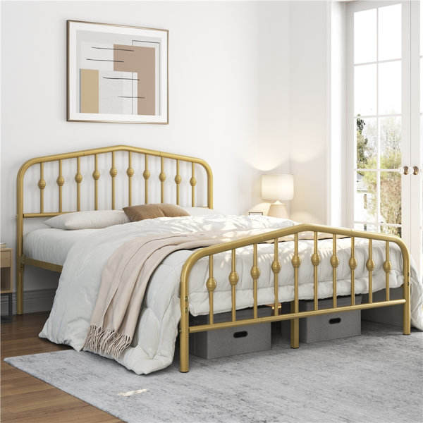 Gold Beds & Bed Frames You'll Love