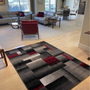 Ebern Designs Rowe Geometric Indoor Rug & Reviews | Wayfair
