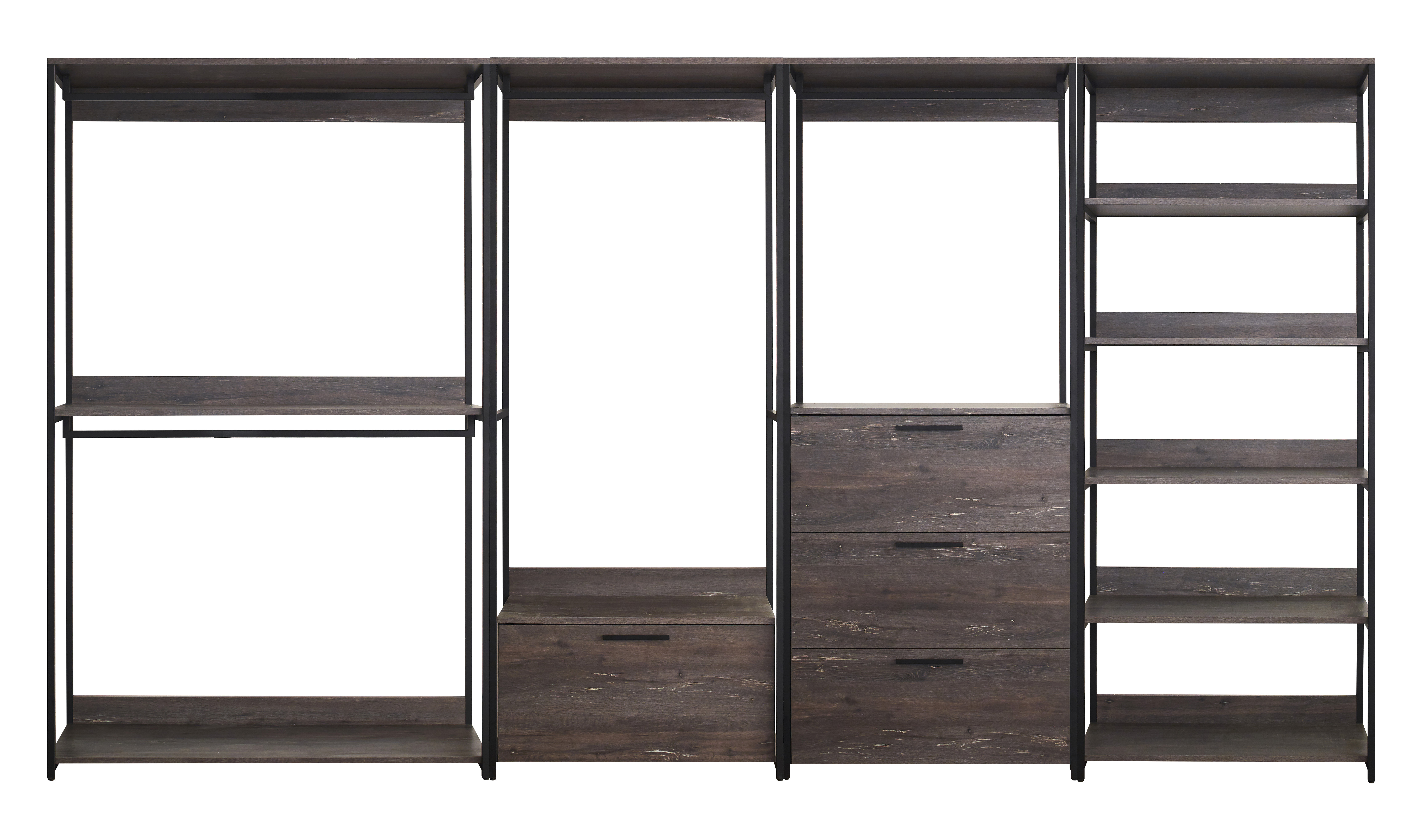 GAMLIF Wood Walk-in Closet System - Wayfair Canada