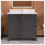 Home Beyond 36'' Single Bathroom Vanity Base Only | Wayfair