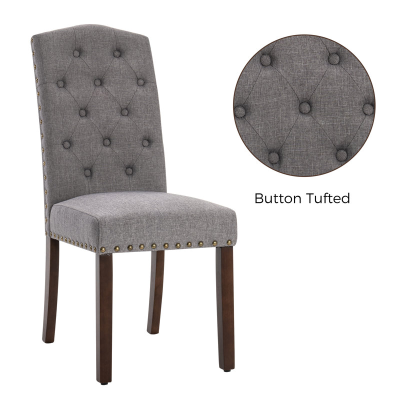 Wildon Home® Almeada Stylish Tufted High Back Parsons Chair Dining ...