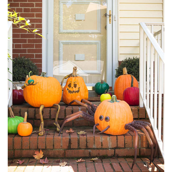 Plow & Hearth Posable Pumpkin Vine Arms and Legs Set, Includes 4 Pieces ...