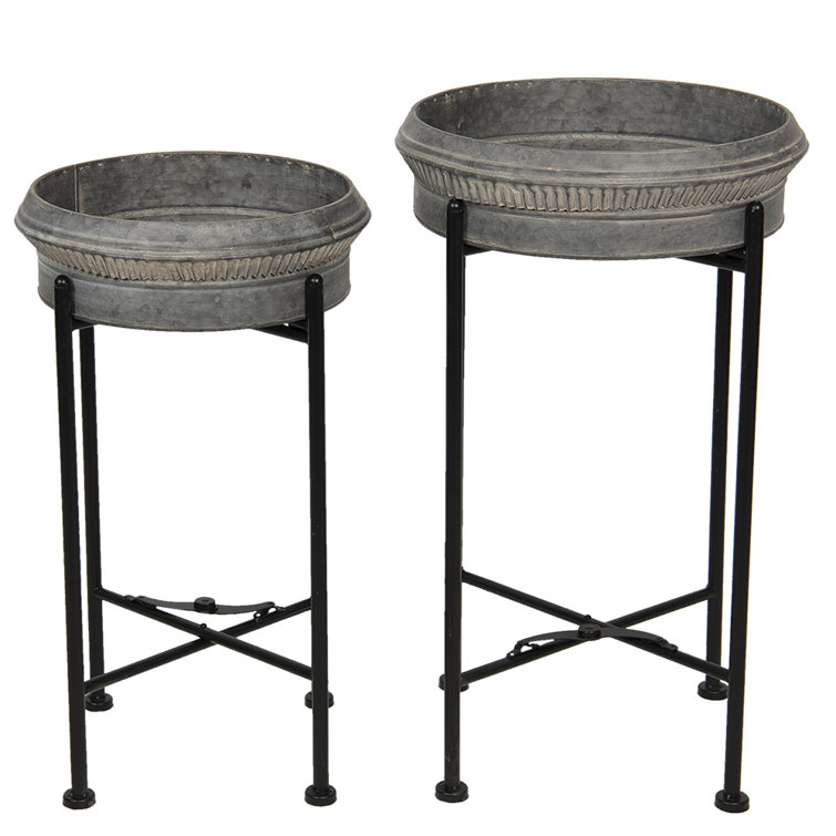 Ophelia & Co. Adelone Plant Stand - Set of 2 | Wayfair.co.uk