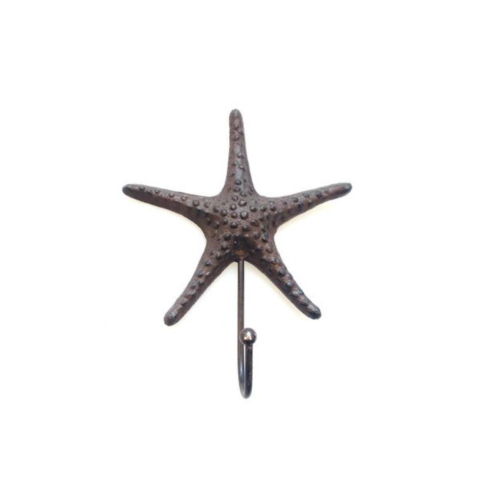 Beachcrest Home™ Cast Iron Starfish Wall Hook | Wayfair