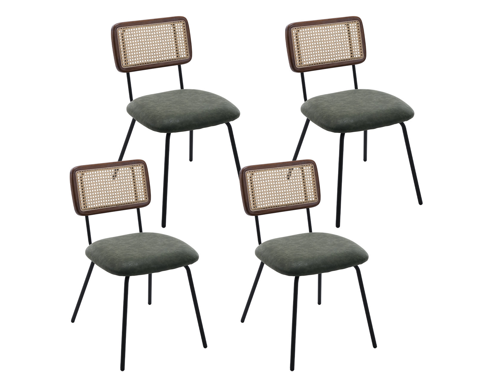 Corrigan Studio® Lashounda Cross Back Side Chair in Black & Reviews ...