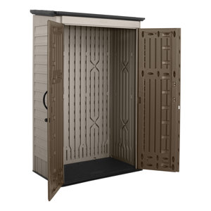 Rubbermaid Big Max 2 ft. 6 in. x 4 ft. 3 in. Large Vertical Resin ...