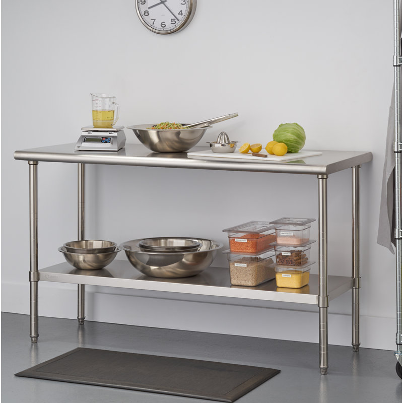 Symple Stuff Christner EcoStorage Prep Table & Reviews | Wayfair