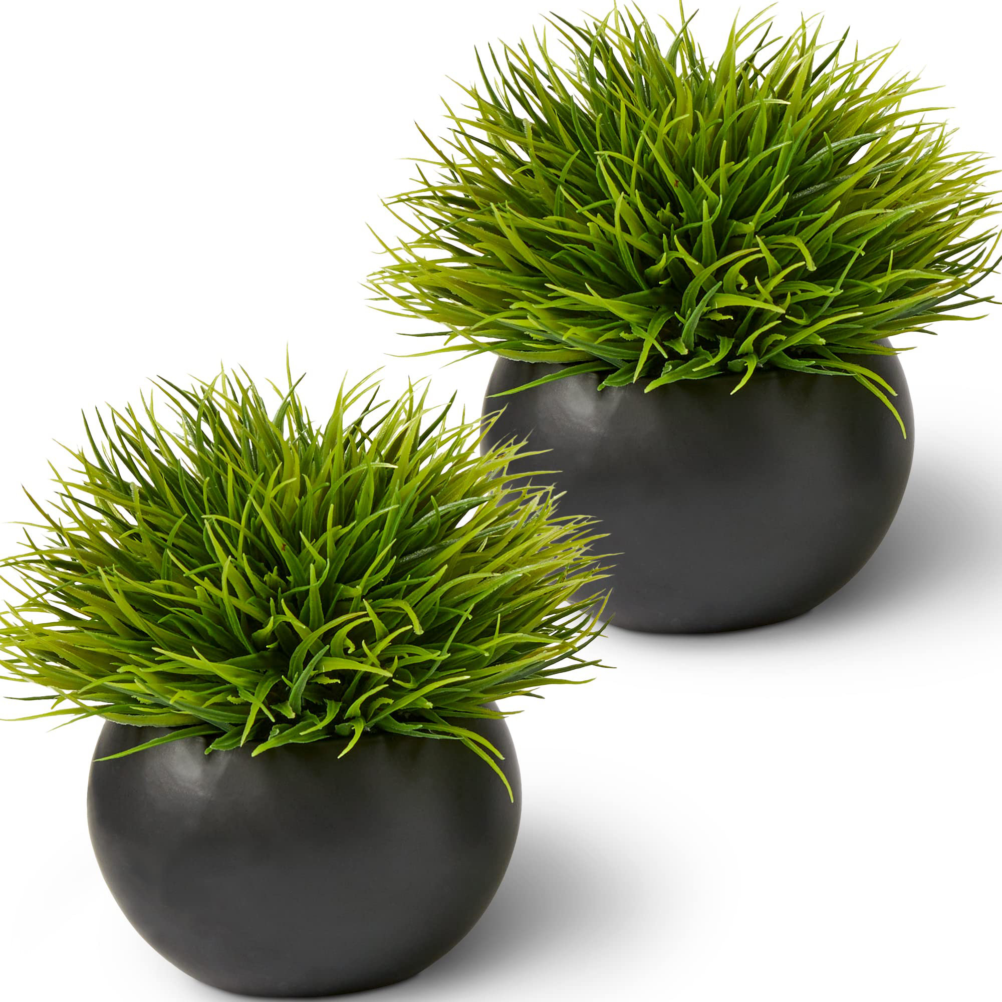 George Oliver Artificial Plants (2 Pack) Indoor Fake Desk Plants For ...