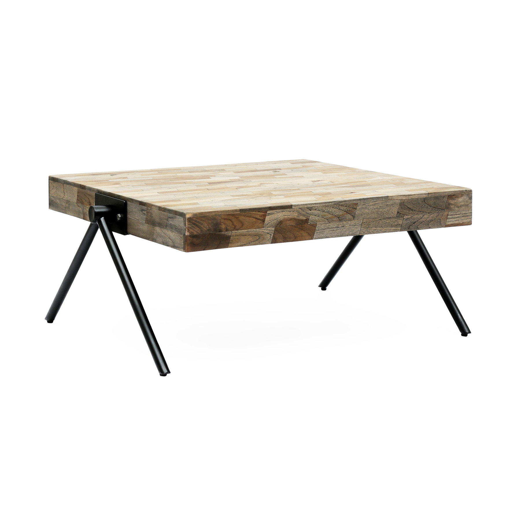 Ophelia & Co. Gray Mango Wood Table - Handmade, Industrial Chic Design ...