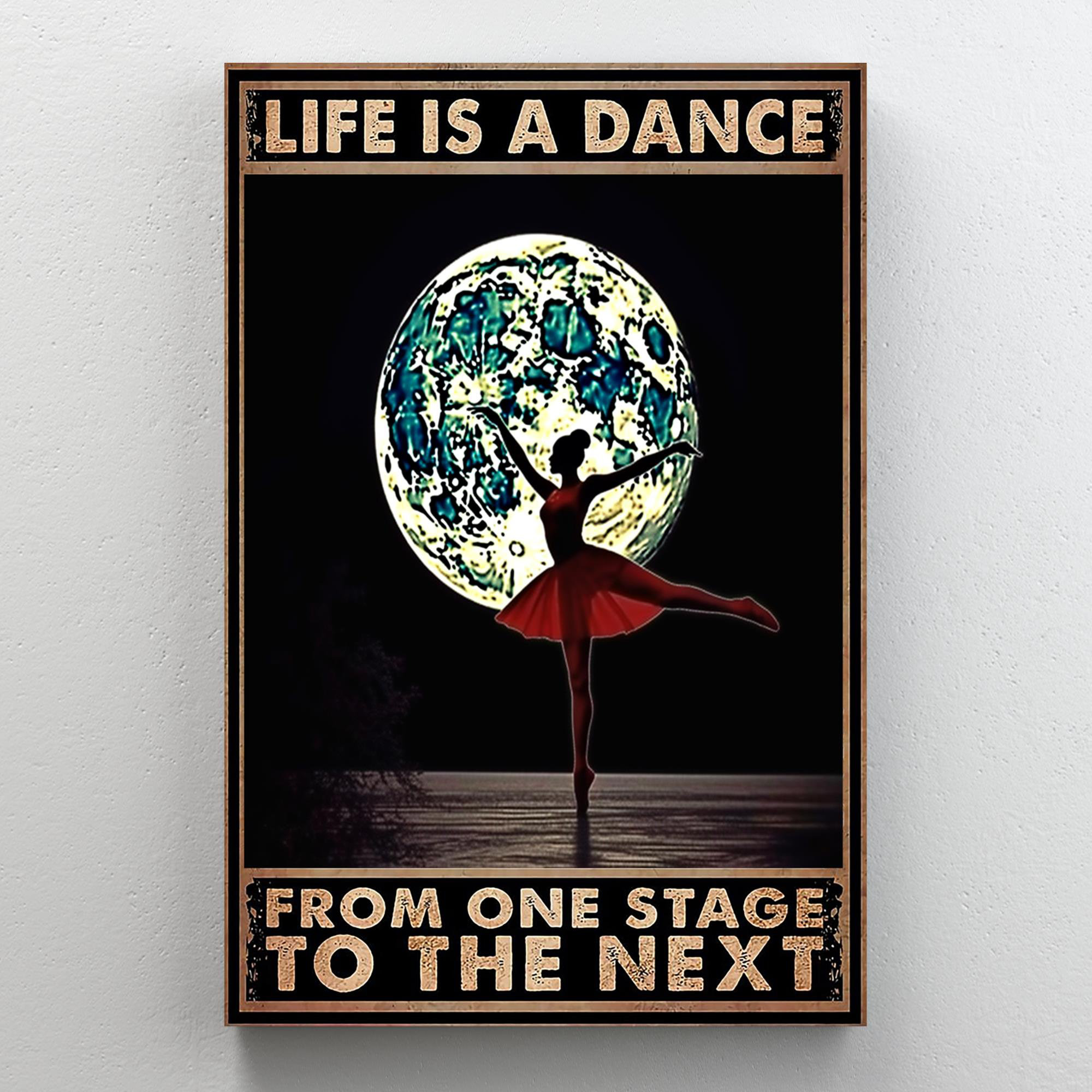 Trinx Ballet Life Is A Dance - 1 Piece Rectangle Graphic Art Print On ...