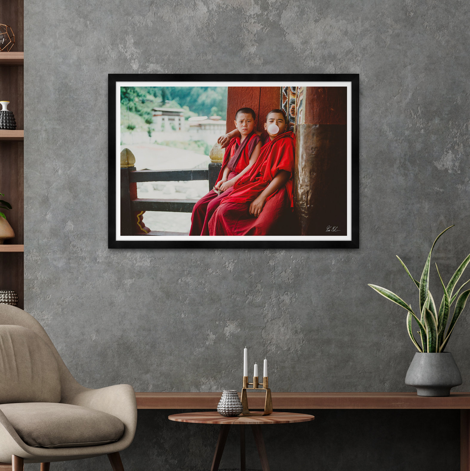 Tim Klein Photography Bubble Gum Monks | Wayfair