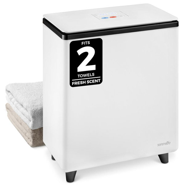 SereneLife Rectangular Towel Warmer Bucket - Large Capacity Single ...