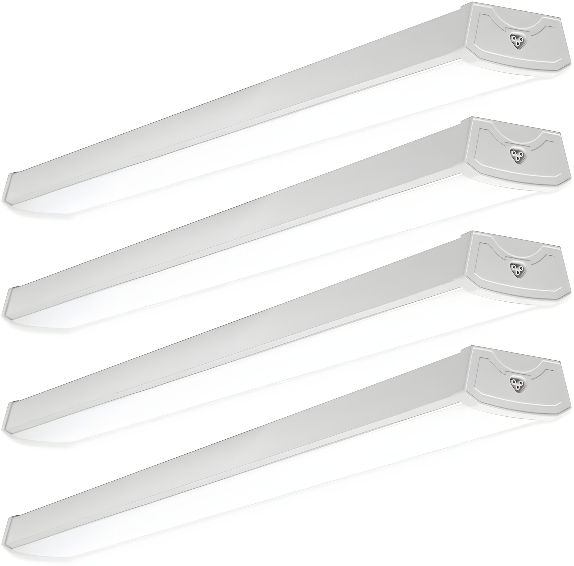 Co-t 4Ft Led Wraparound Shop Light Fixture - Linkable 40W Garage ...