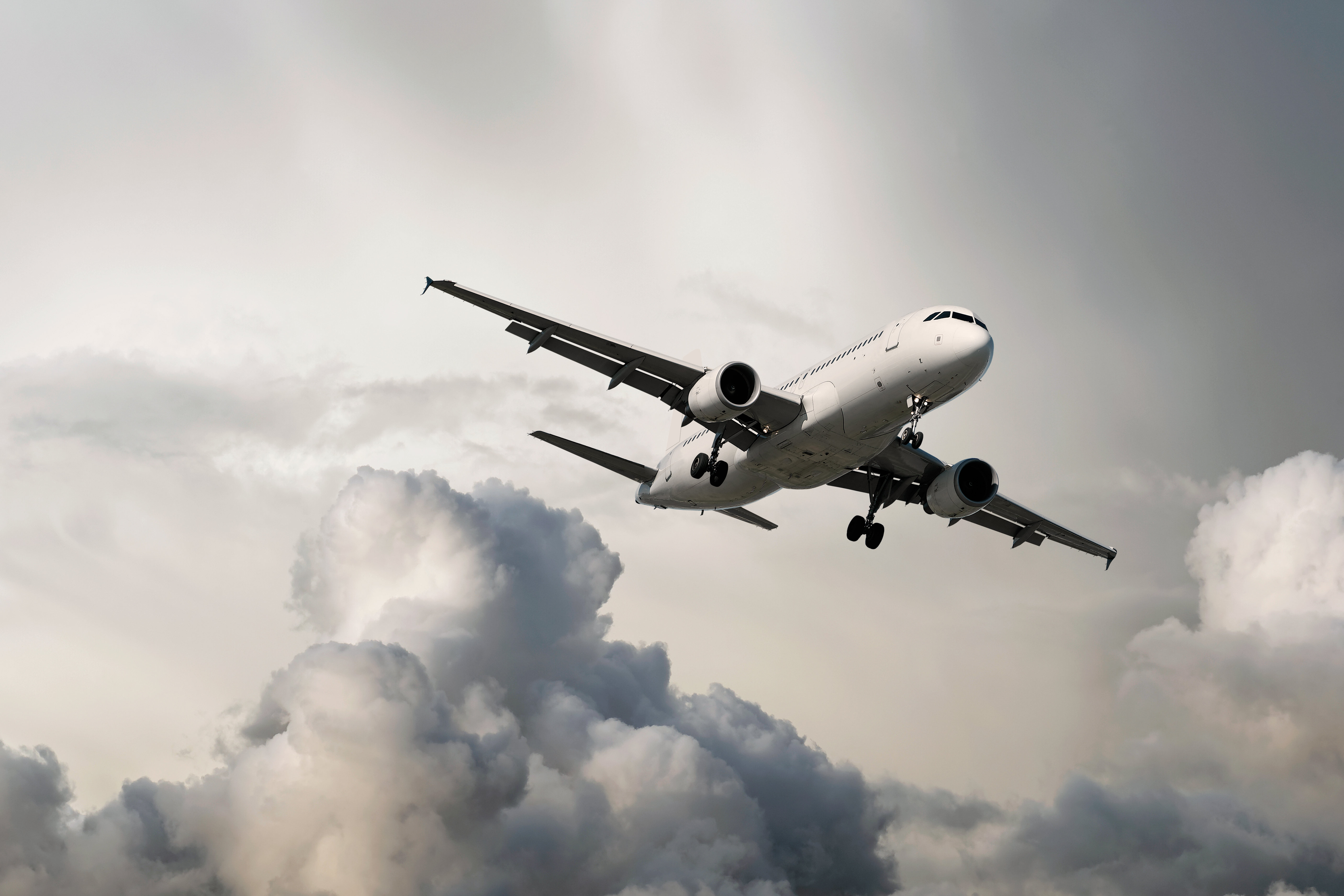 Ebern Designs Jet Airplane Landing in Storm by Sharply_Done | Wayfair