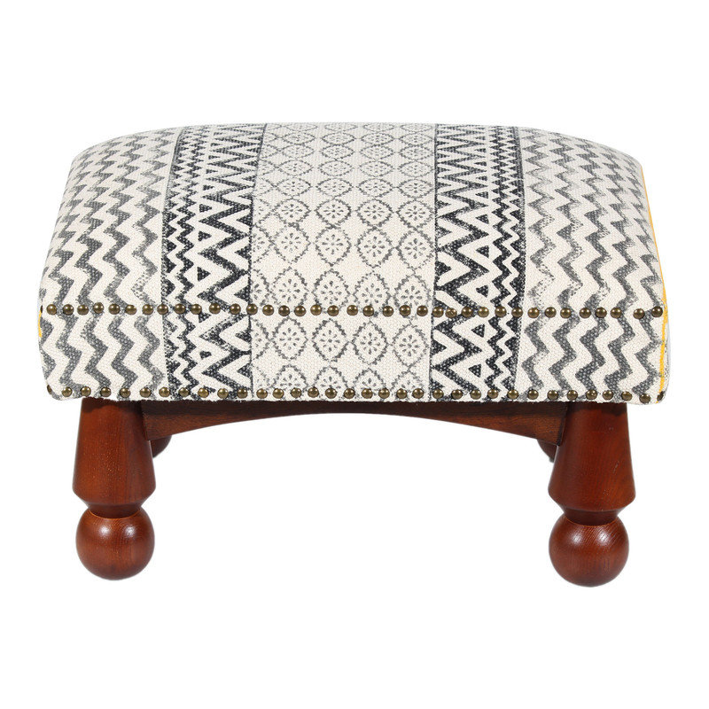 Union Rustic Jaryan Solid Wood Accent Stool | Wayfair
