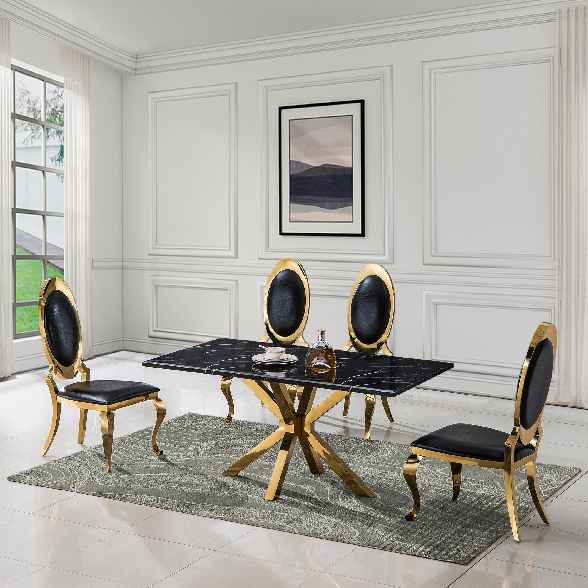 Brayden Studio® Bindiya Pedestal Dining Table | Wayfair