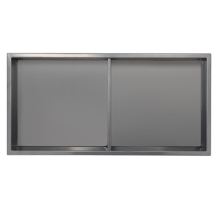 Ebern Designs Olivan Metal Recessed Bathroom Cabinet | Wayfair