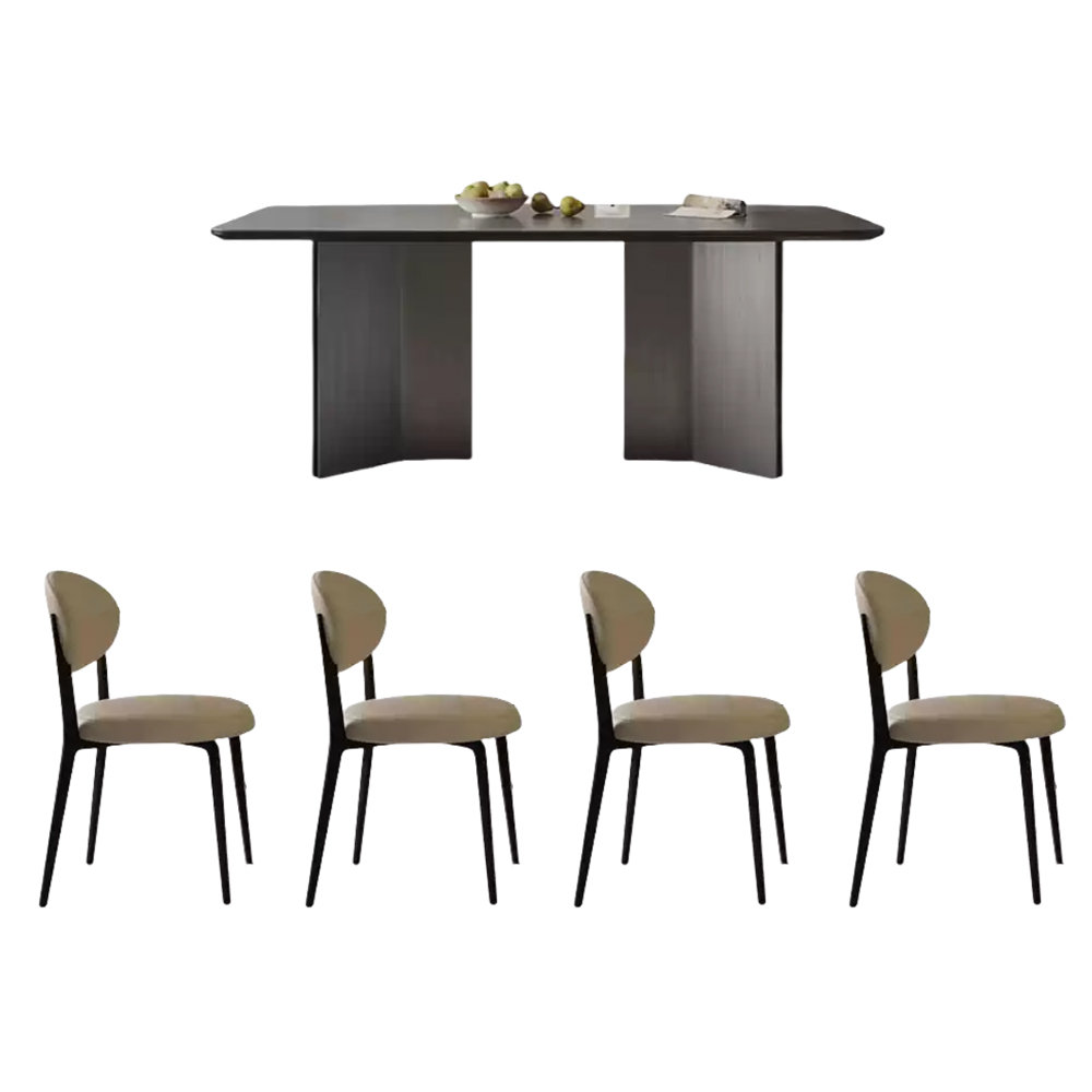 RESROS Matte Finish Dining Table Heat Resistant Scratch R | Wayfair