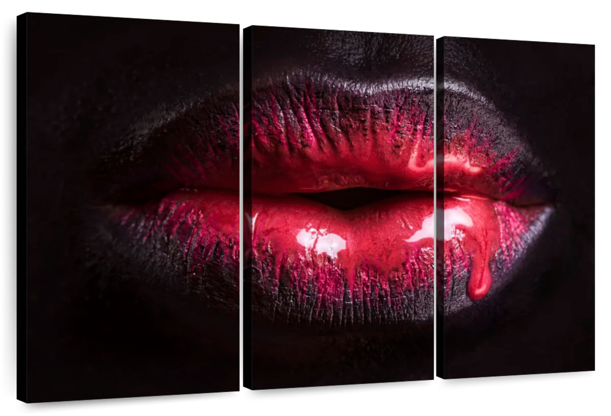 Elephant Stock Red Dripping Lips | Wayfair