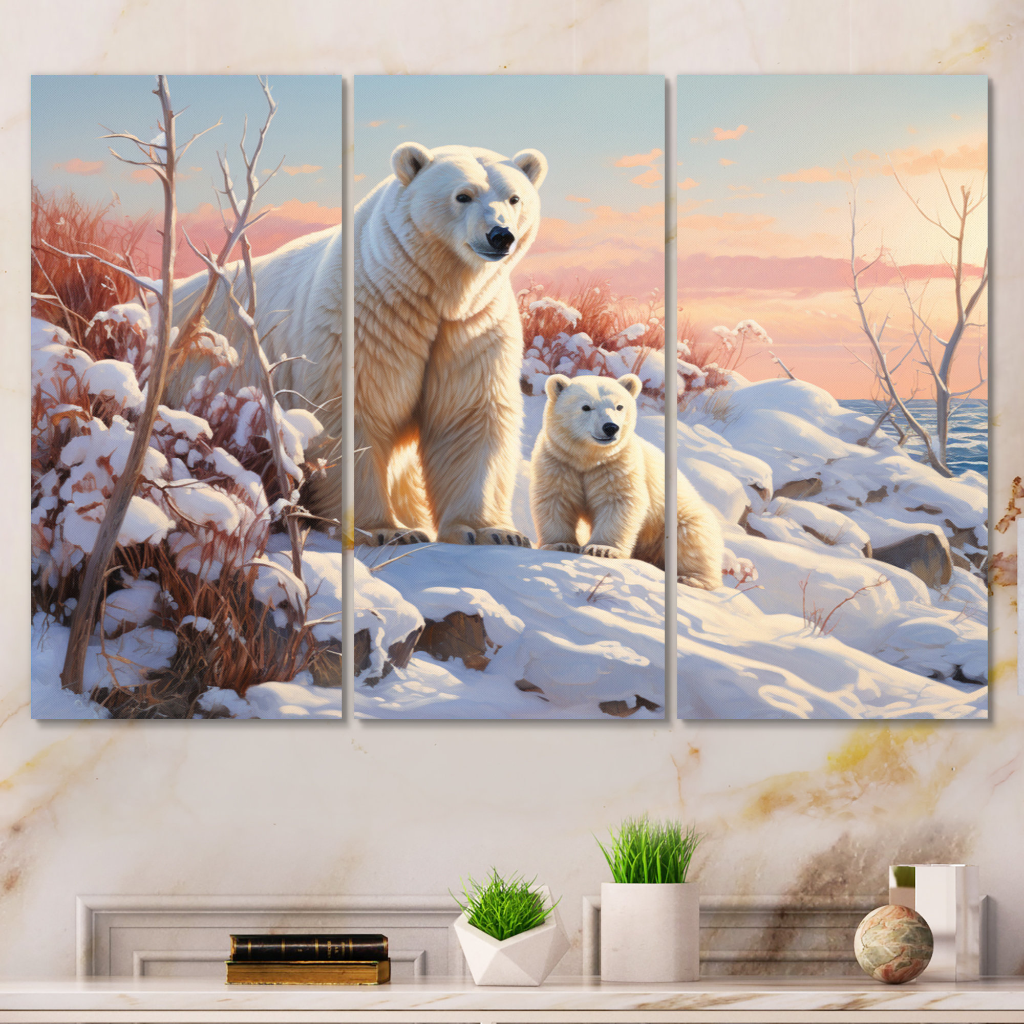 Millwood Pines Canada Churchill Adventures IV - Animals Wall Decor Set ...