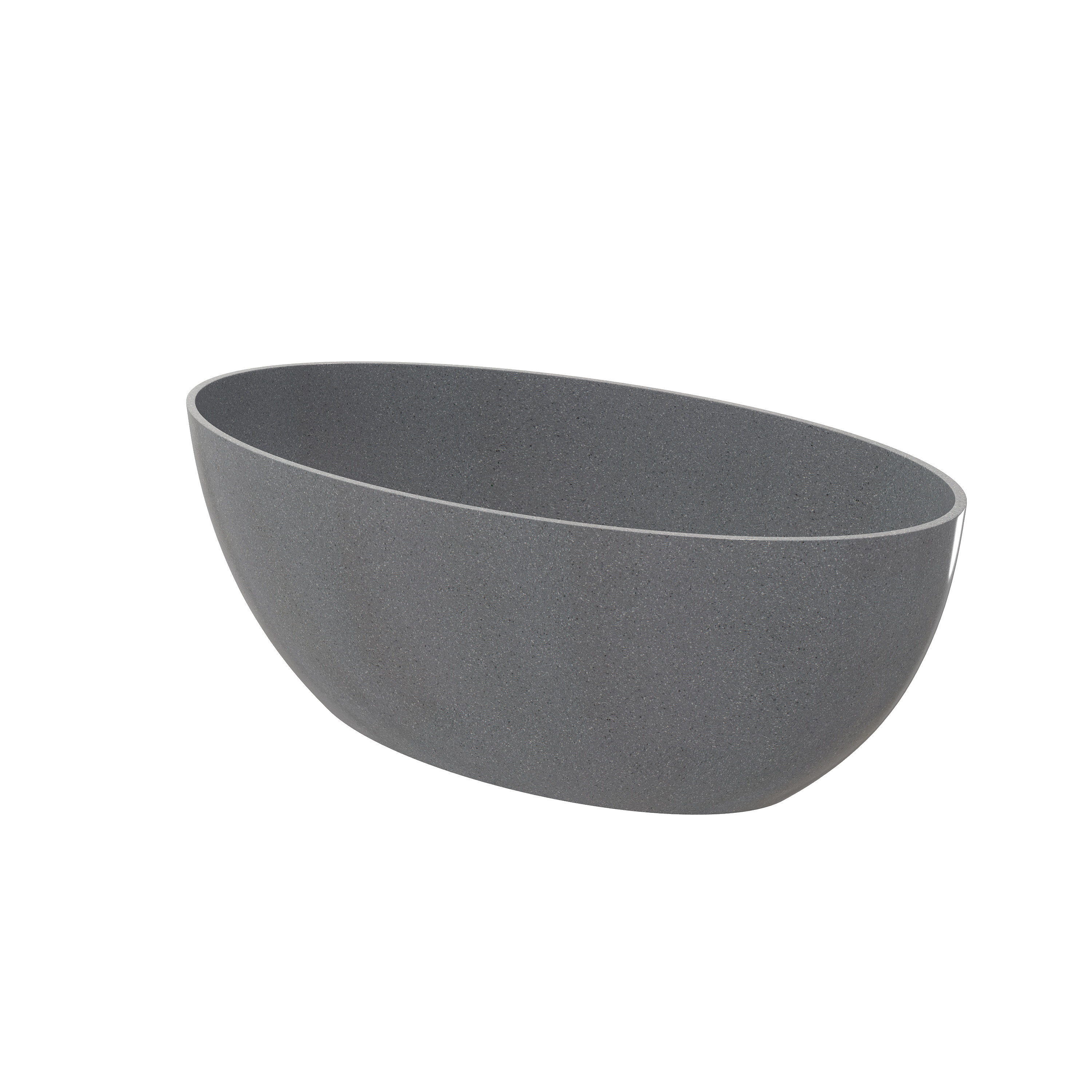 Lasaideal 63'' X 31'' Freestanding Tub Soaking Stone Bathtub | Wayfair