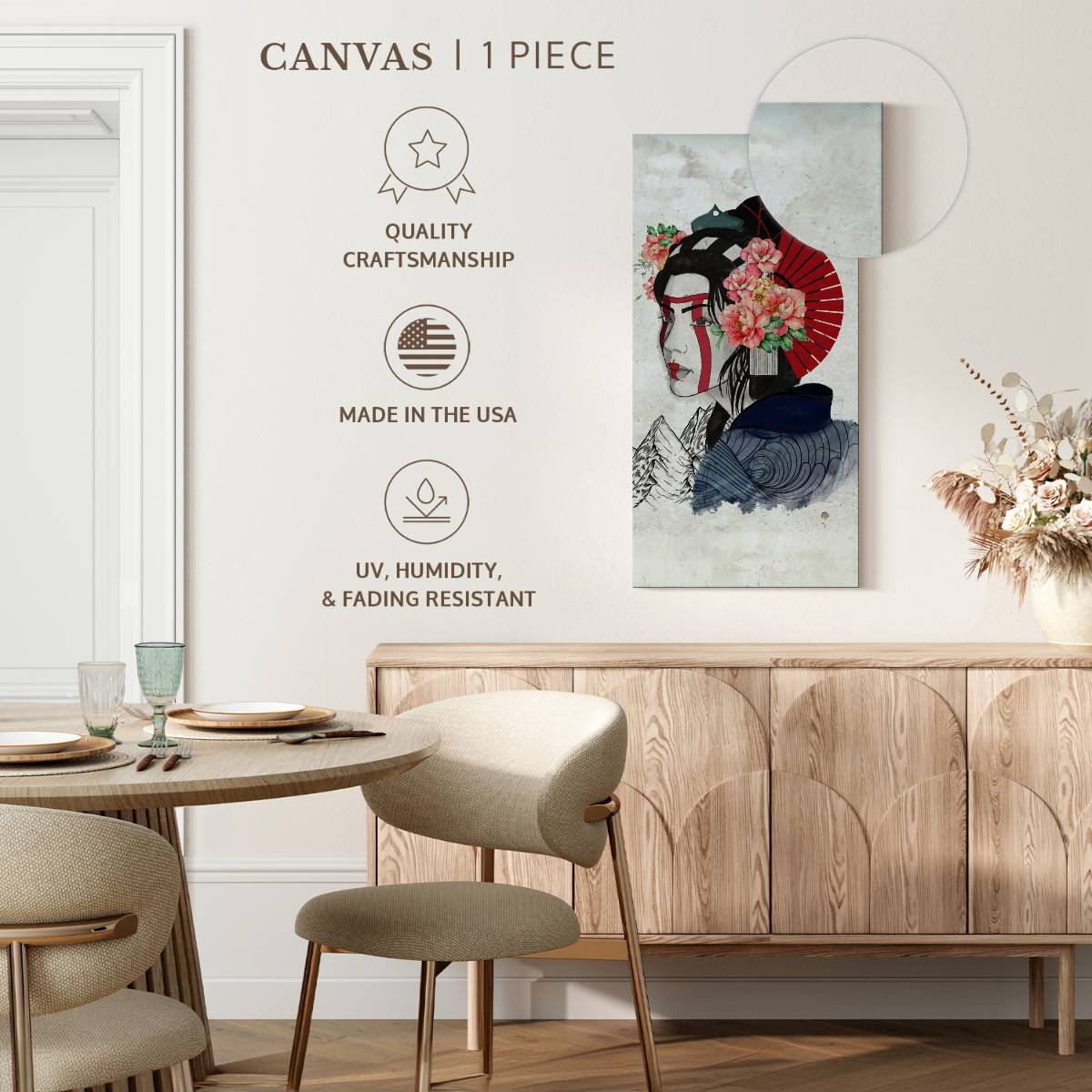 Lark Manor™ Geisha Female Portrait | Wayfair
