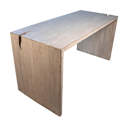 Dovetail Furniture Merwin Reclaimed Pine 68" Waterfall Style Dining ...