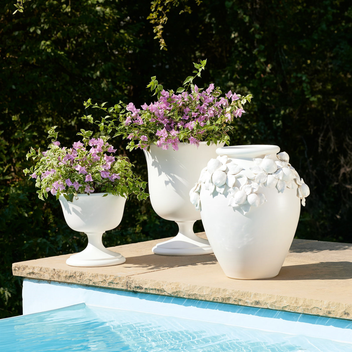 Global Views Villa Limone Urn-Matte White | Wayfair