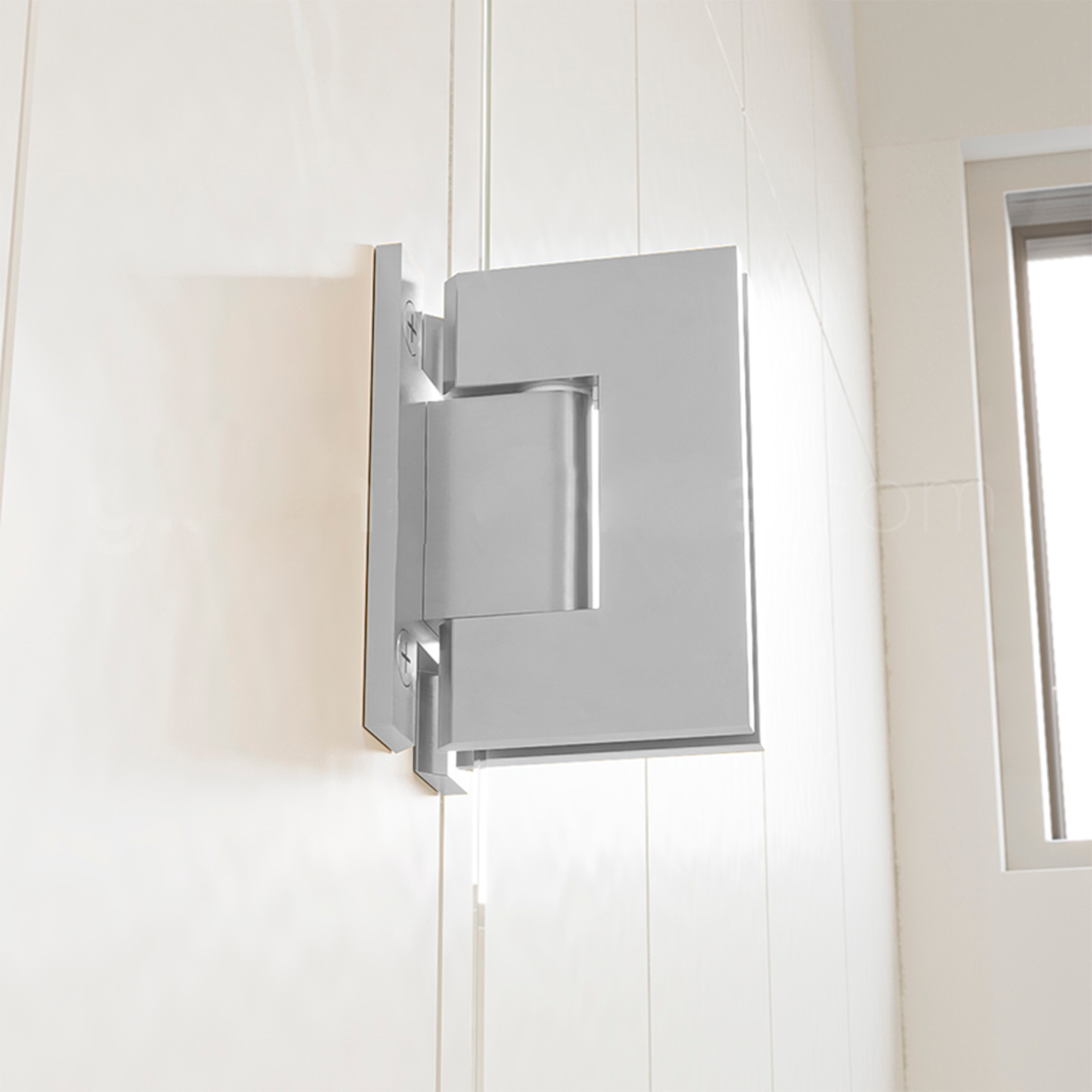 M&F Home solution Dallas Wall to Glass Heavy Duty H Back Hinge | Wayfair