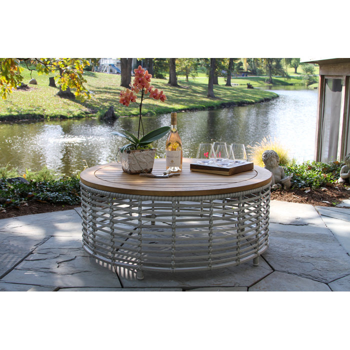 Joss & Main Dochi Round Outdoor Coffee Table & Reviews | Wayfair