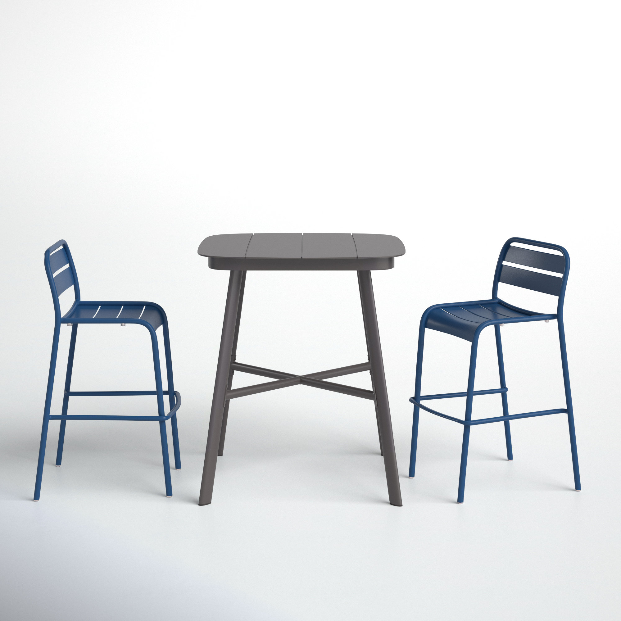 Joss & Main Archie Square 2 - Person 36" Long Bar Height Dining Set ...