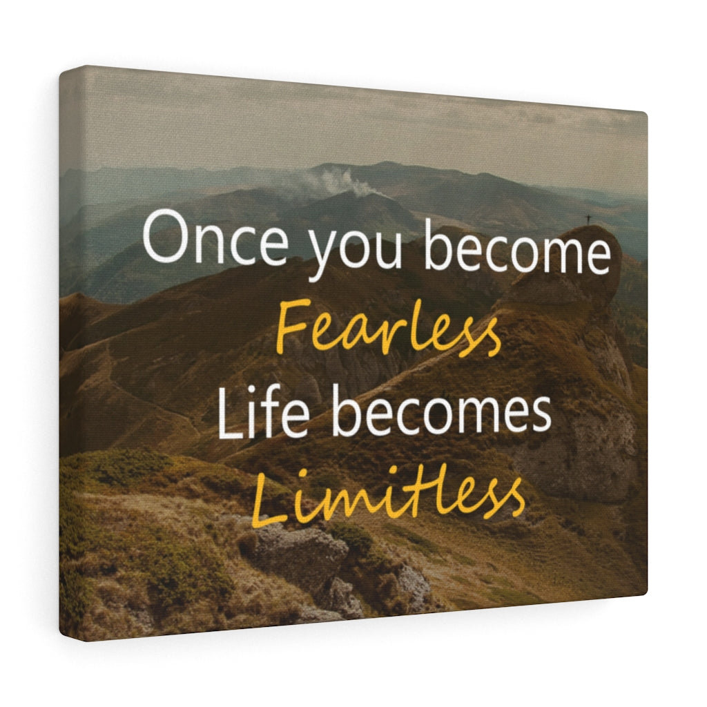 Express Your Love Gifts Inspirational Quote Canvas Life Becomes ...