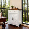 August Grove® Farmhouse Buffet Accent Cabinet With Storage | Wayfair
