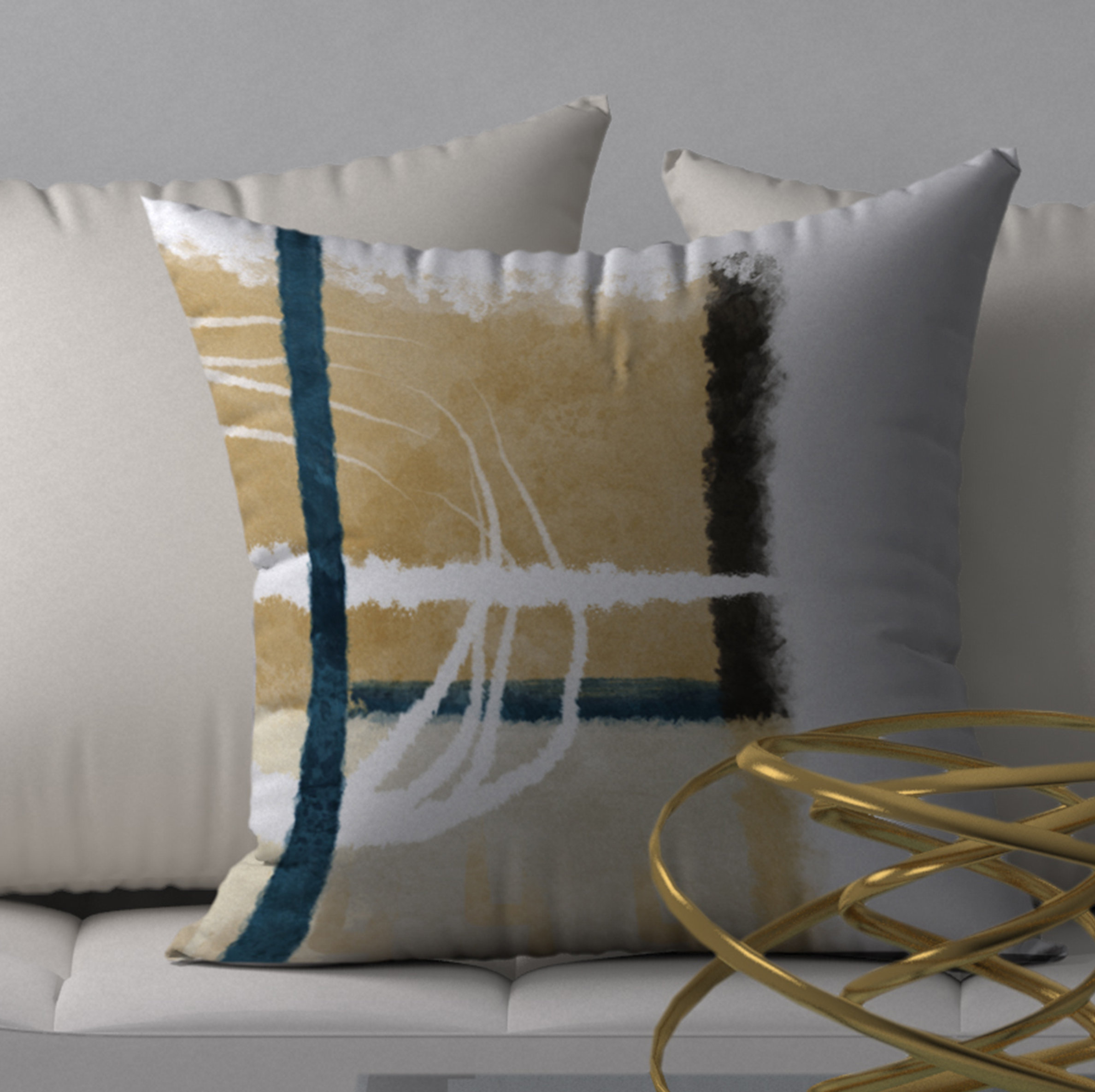 LeRoi Products Glamorous Decorative Square Pillow Cover & Insert | Wayfair