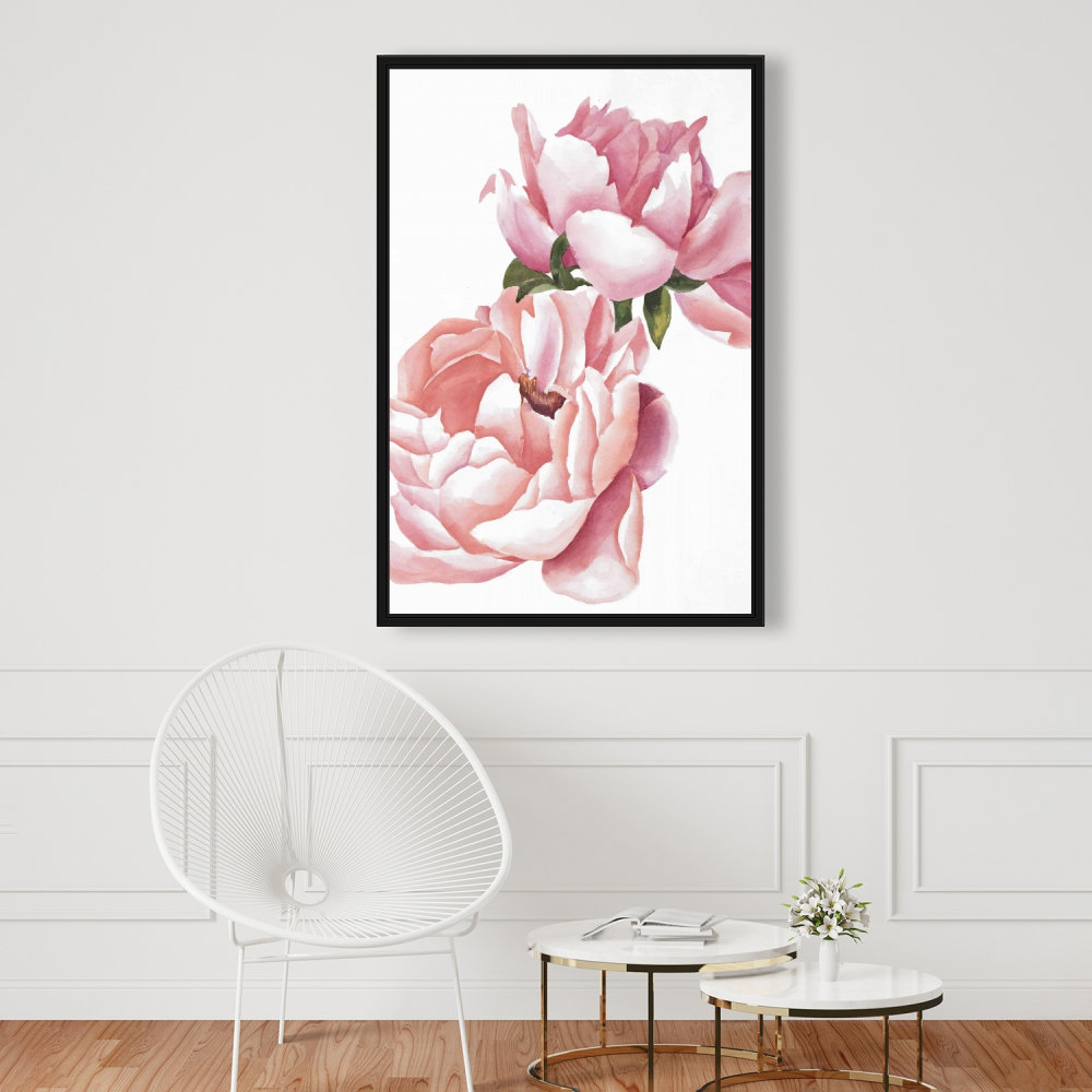 Begin Edition International Inc. " Two Pink Watercolor Roses " on ...