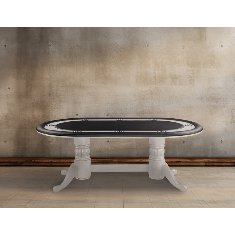 RAM Game Room 84 Texas Holdem Poker Game Table and Dining Table By RAM ...