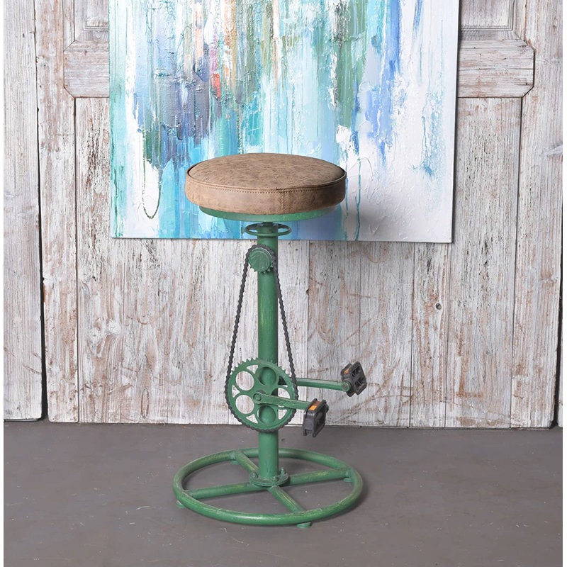 Williston Forge Analeesa Swivel Upholstered Adjustable Height Counter ...