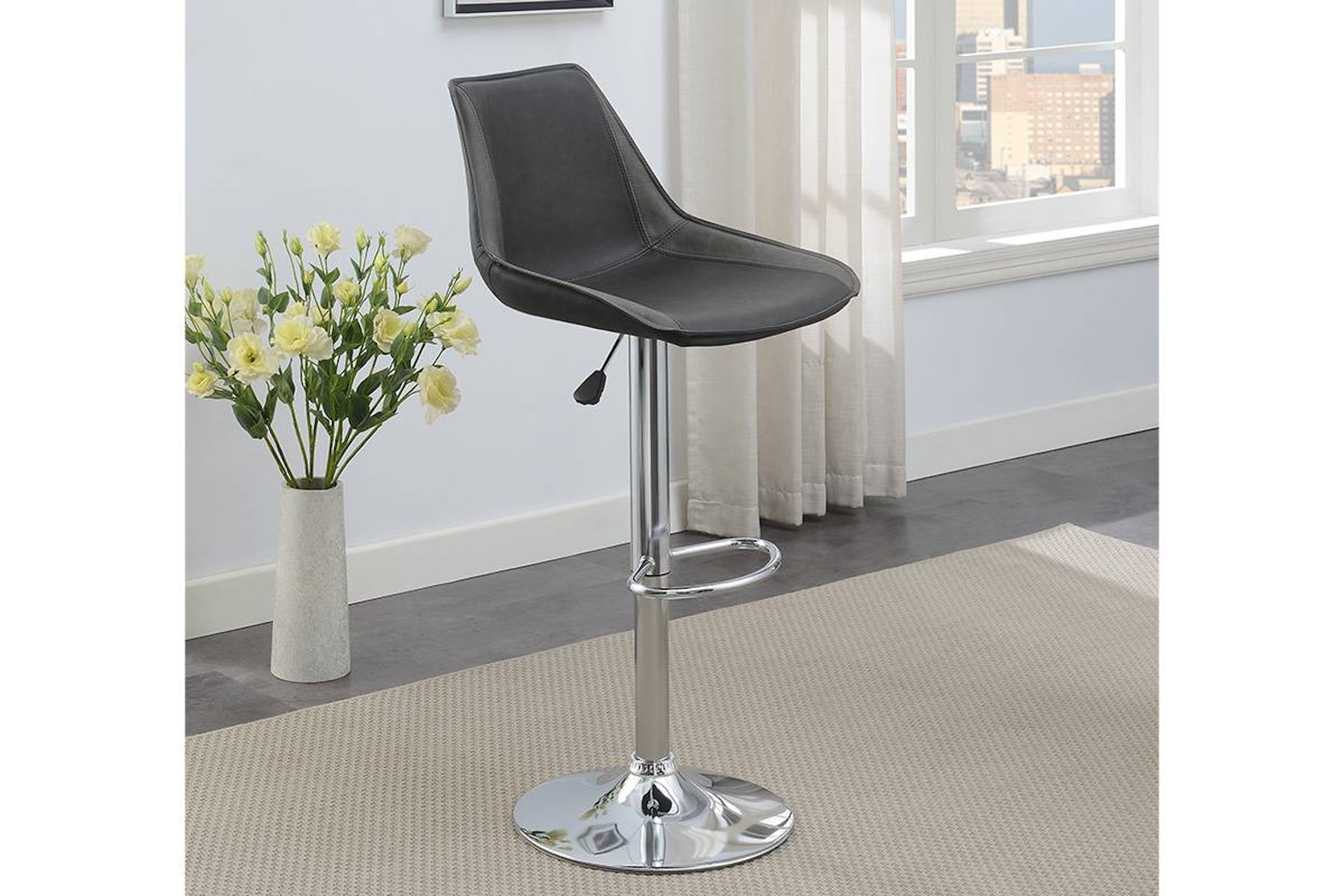Latitude Run® Swivel Adjustable Height Stool | Wayfair