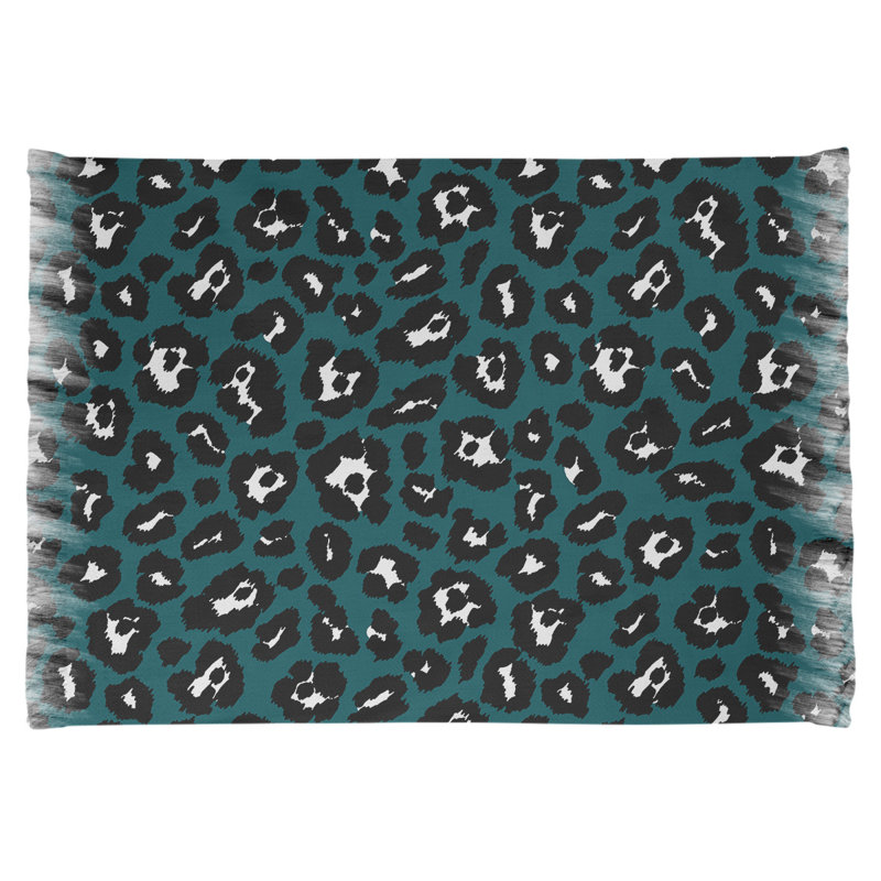 East Urban Home Philadelphia Animal Print Green/Black Area Rug | Wayfair