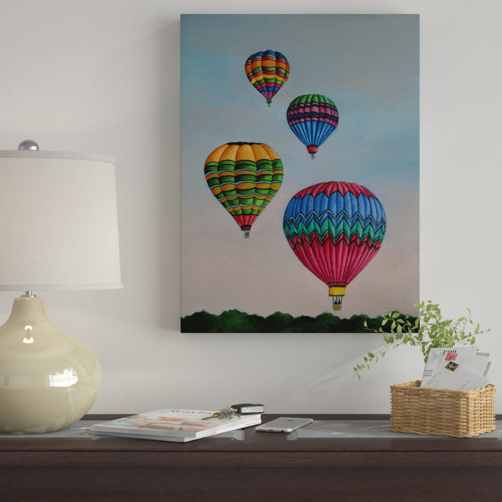 Winston Porter Balloons at Dawn - Print on Canvas | Wayfair