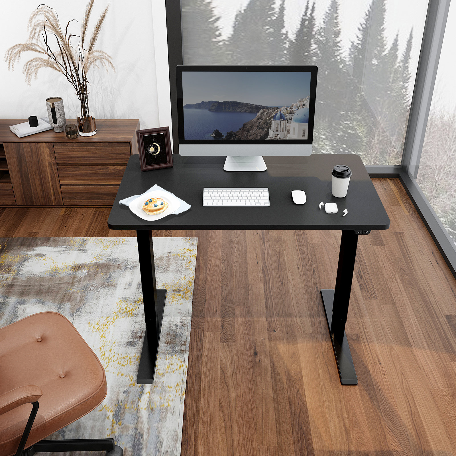 Inbox Zero Dojtcho Home Office Adjustable Standing Desk & Reviews | Wayfair