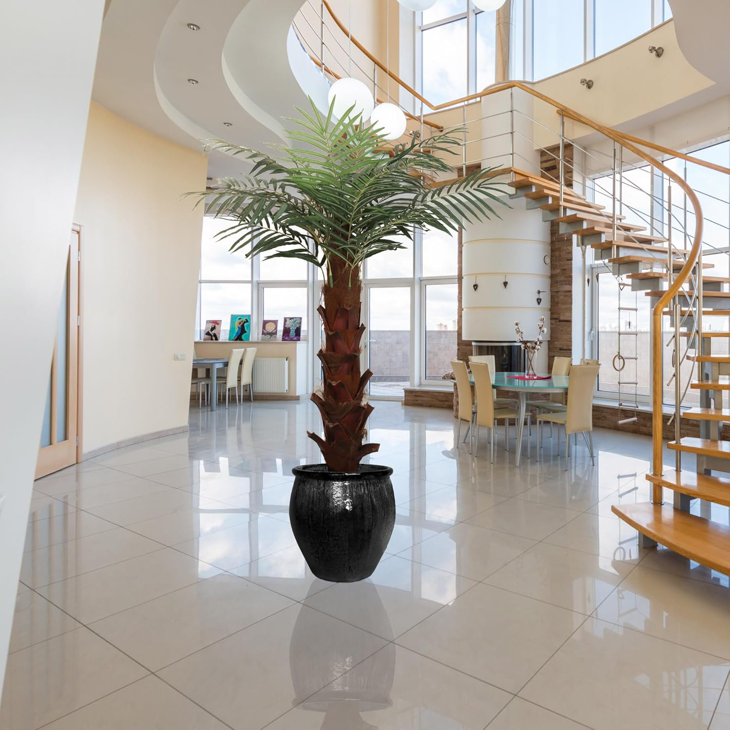 Primrue 72'' Artificial Palm Tree in Pot | Wayfair
