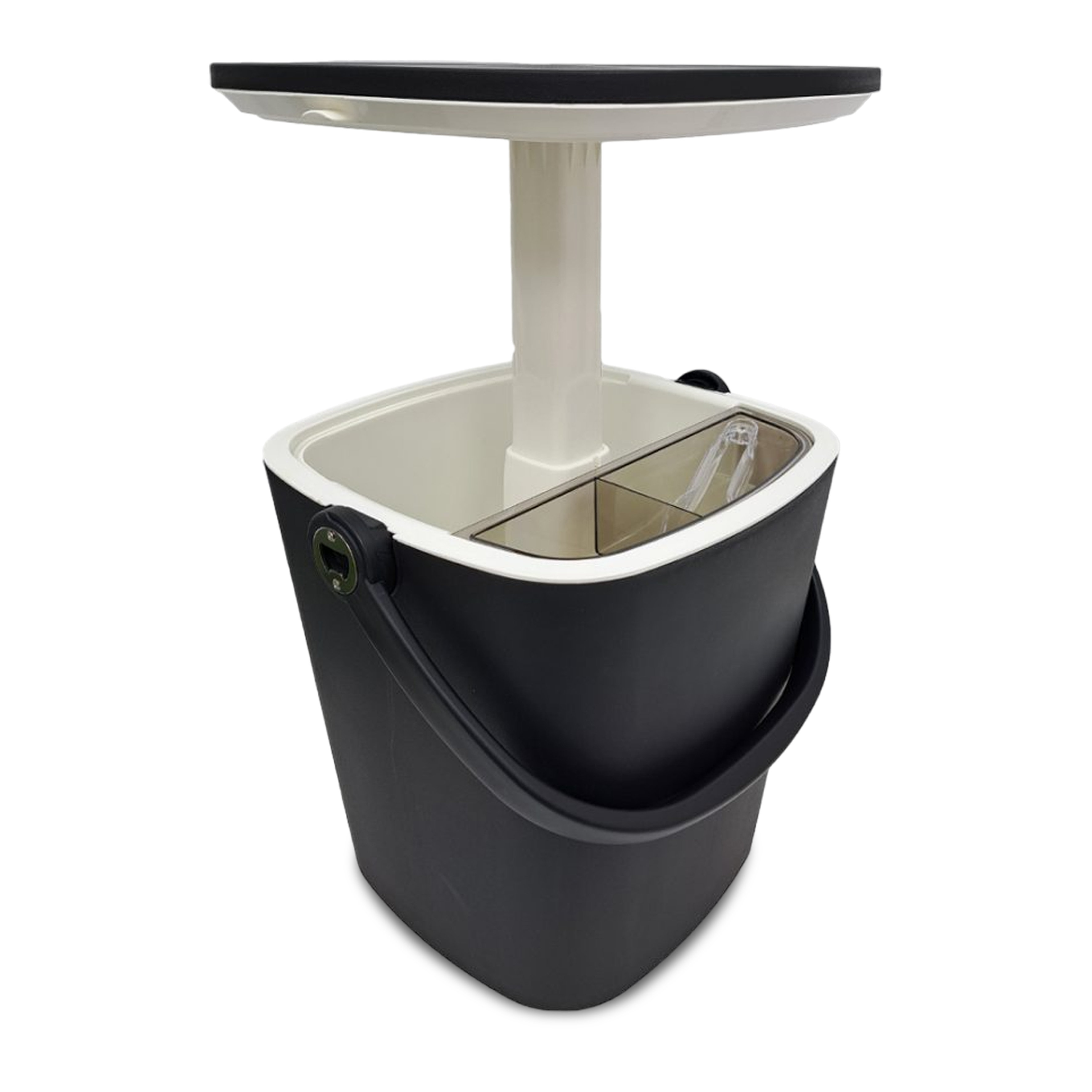 Hokku Designs Portable 2-in-1 Ice Bucket With Lift-top Table - Wayfair ...