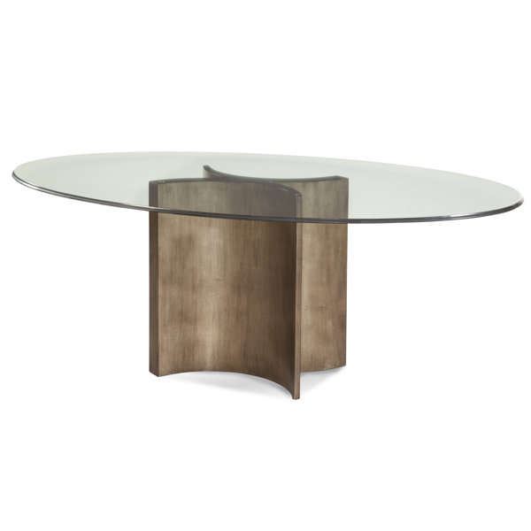 Glass Oval Kitchen & Dining Tables You'll Love | Wayfair